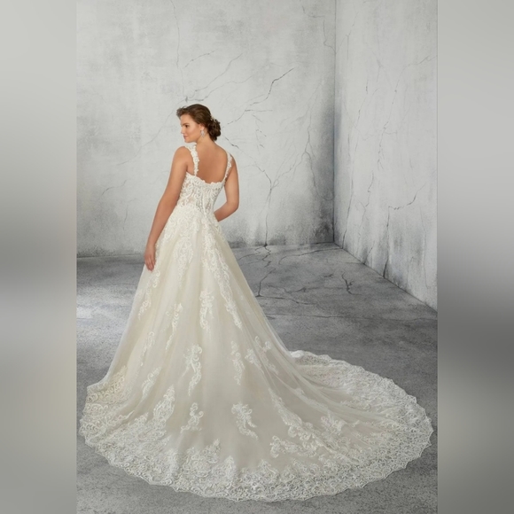 Mori Lee | Dresses | Morilee Rhonda Sweetheart Neck Plus Size Bridal ...